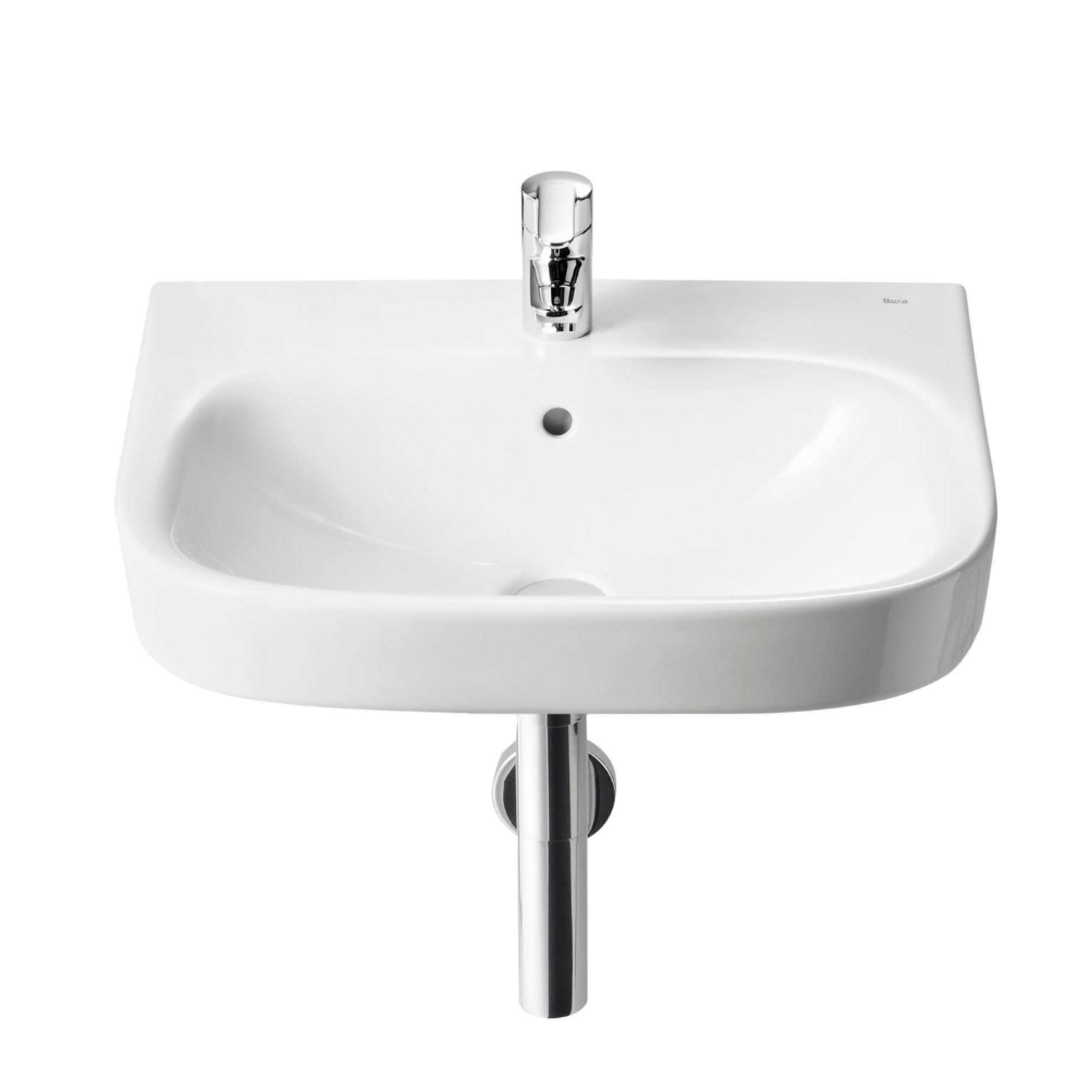Roca Debba 600mm Wall-Hung Basin | Sanctuary Bathrooms