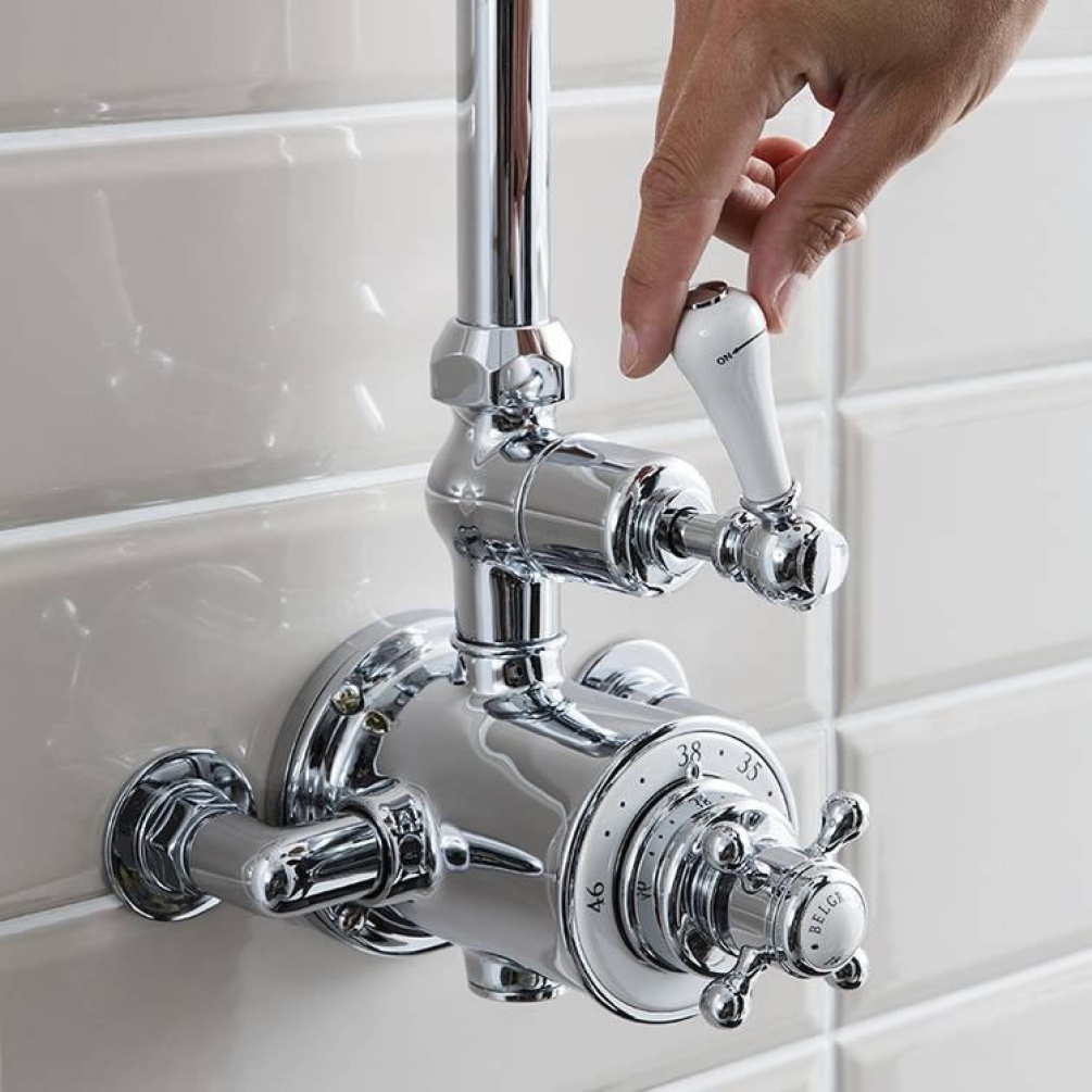 Crosswater Belgravia Exposed Shower Valve with 8" Fixed Head