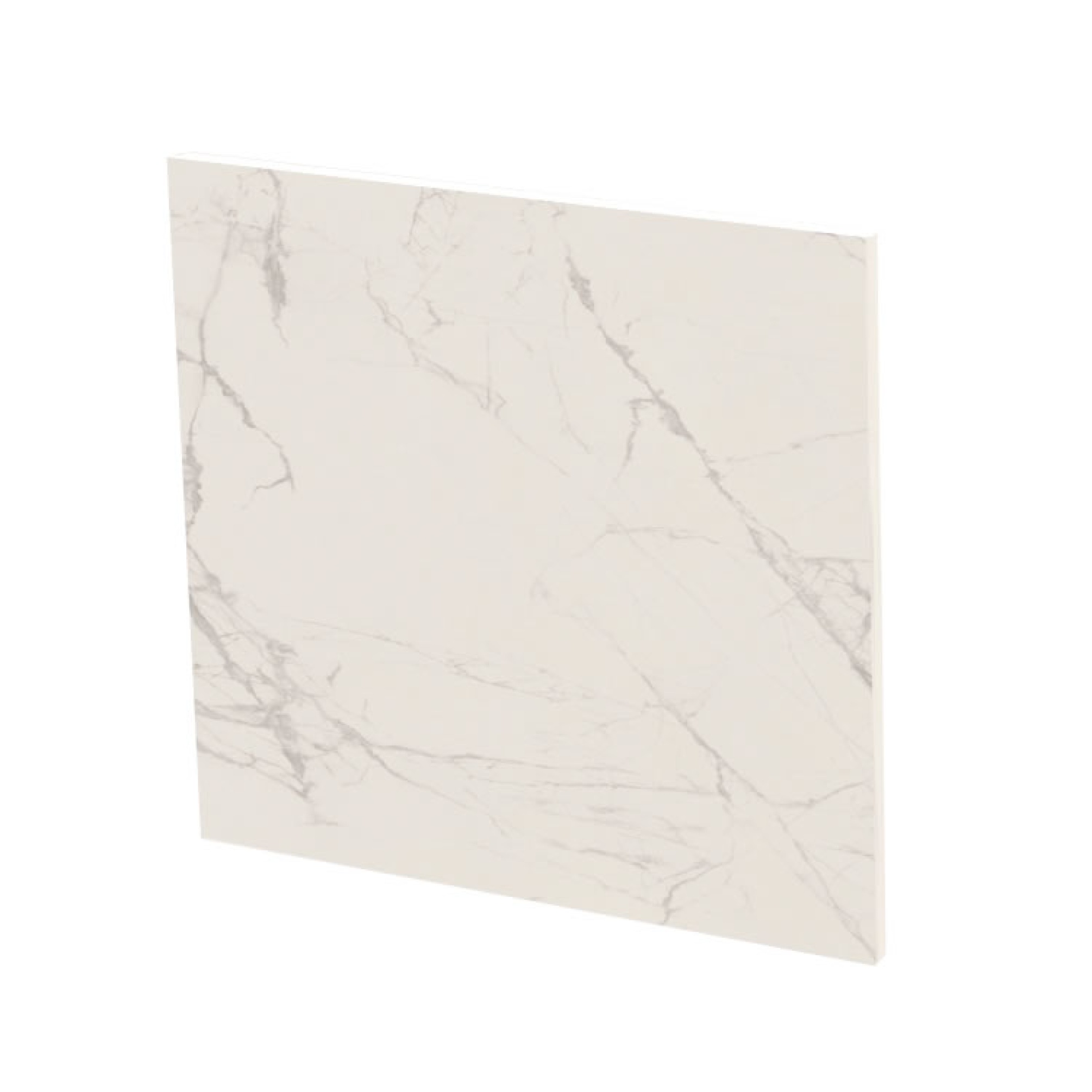 Crosswater Infinity Carrara Marble Effect Tile Front | Sanctuary Bathrooms