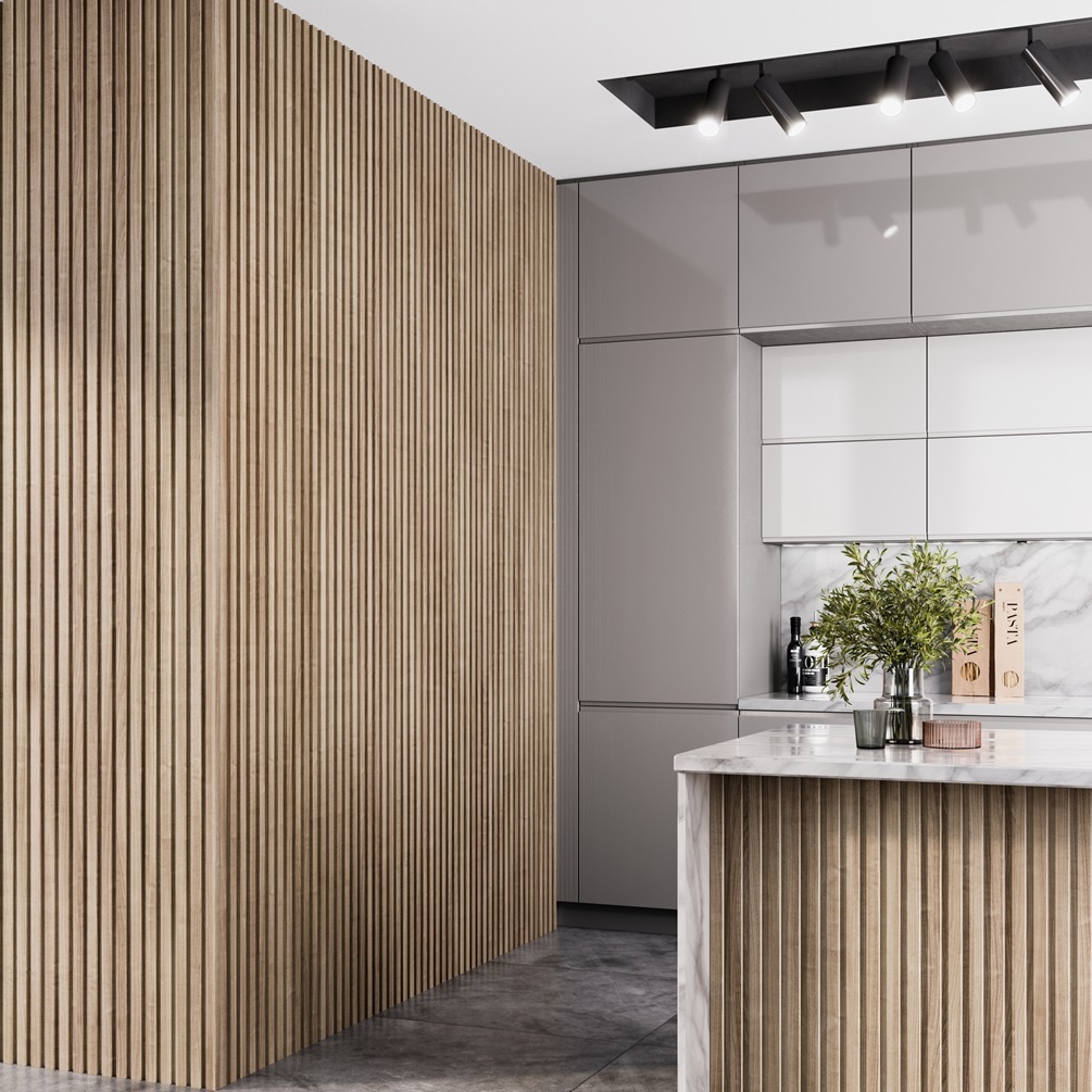 Camden Oak 2400 x 170 Slatted Wall Panels | Sanctuary