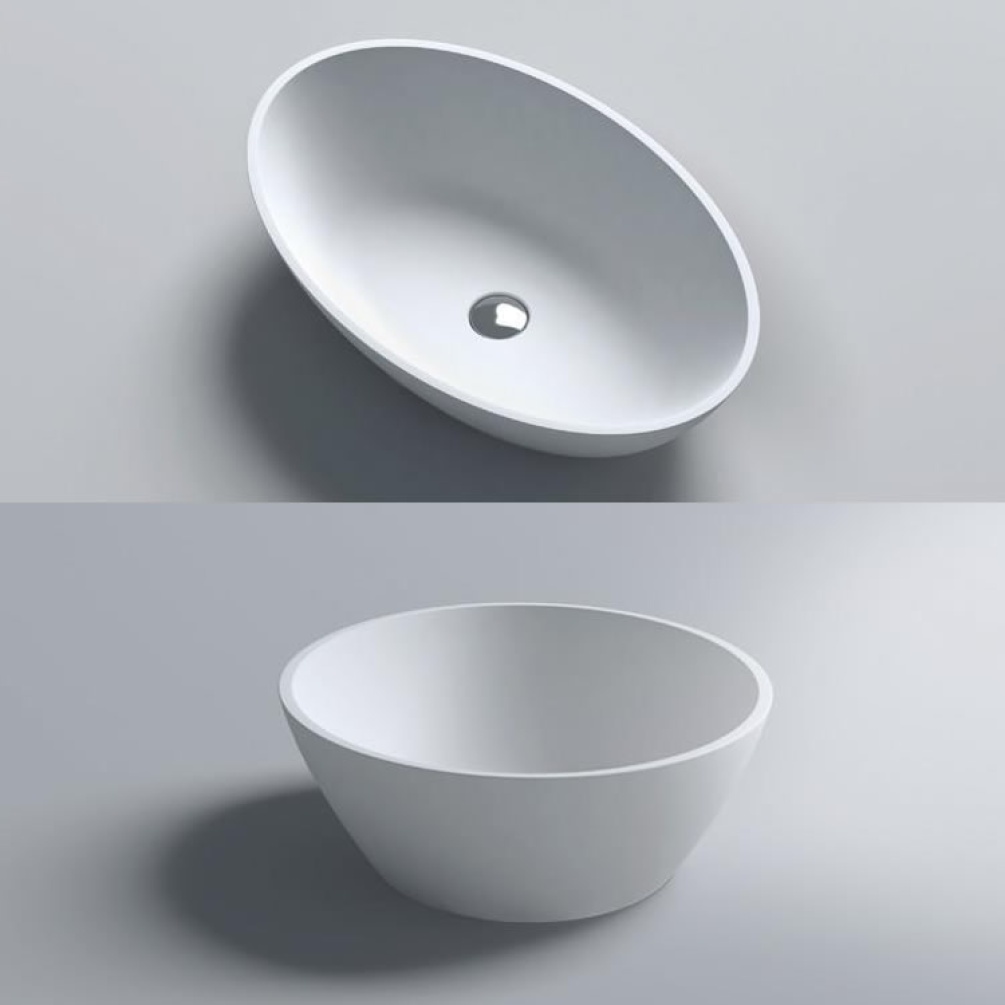 Waters Elements Ellipse 550mm Countertop Basin | Sanctuary Bathrooms