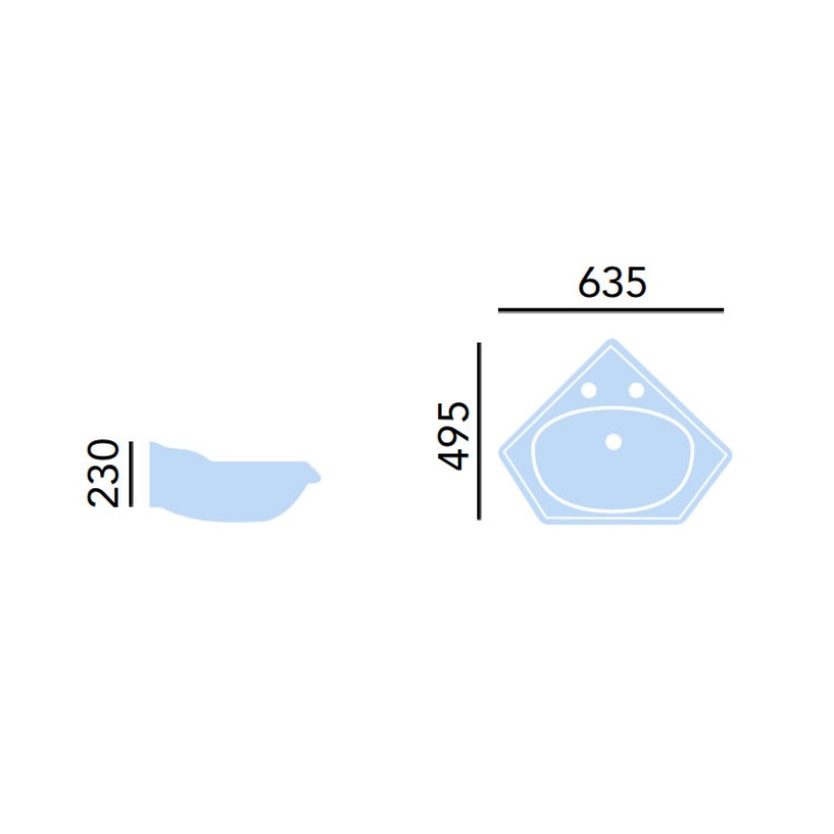 Heritage Dorchester 635mm Corner Basin - Heritage Basins | Sanctuary ...
