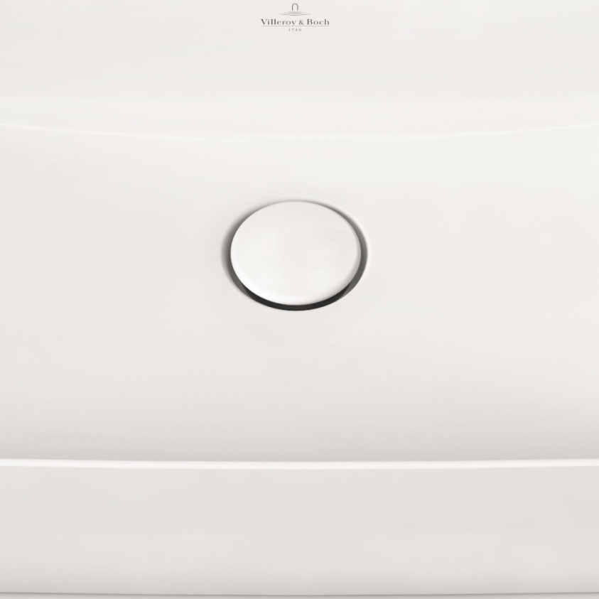 V&B White CeramicPlus Free-Flow Basin Waste | Sanctuary Bathrooms