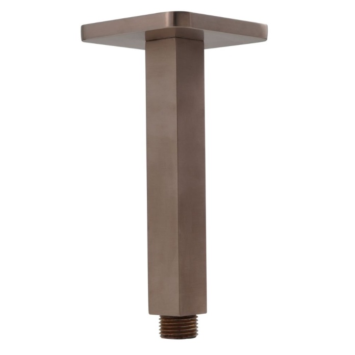JTP HIX Brushed Bronze Ceiling Shower Arm | Sanctuary
