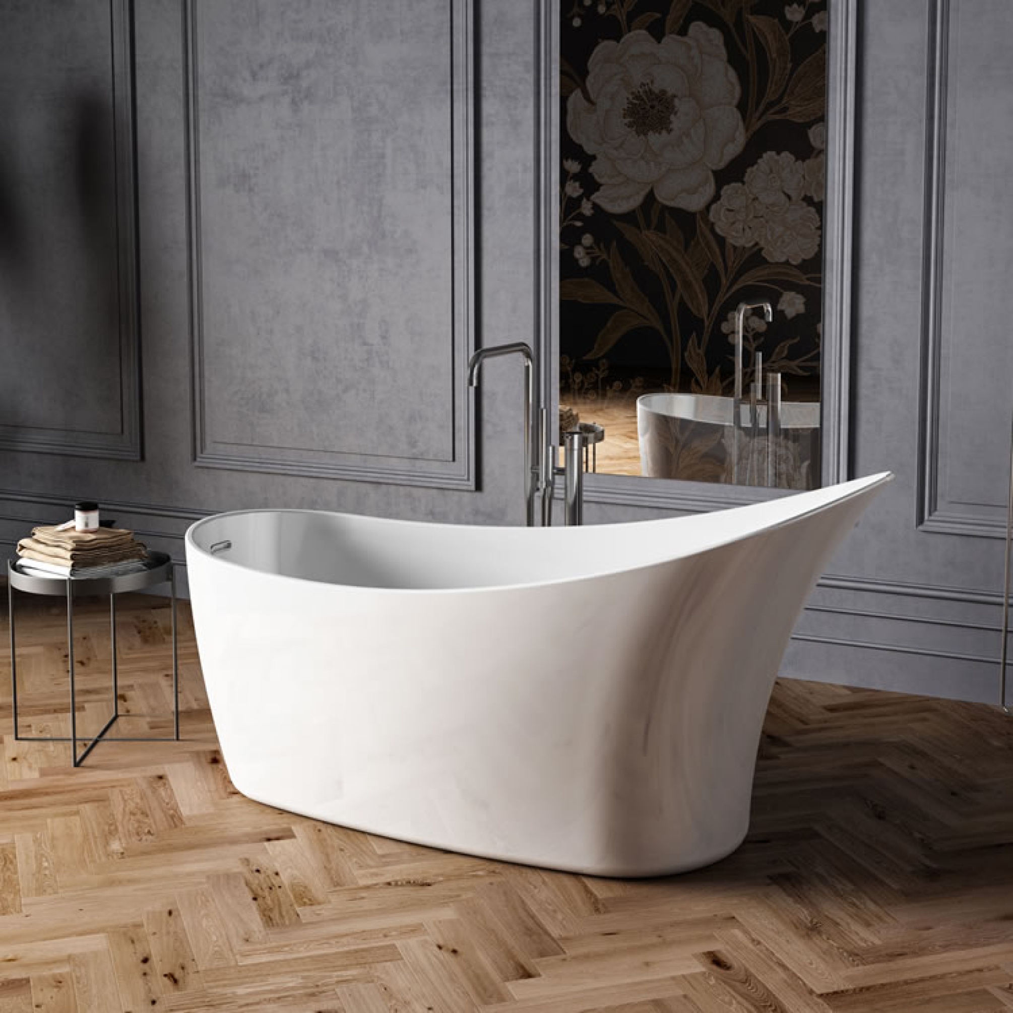 Charlotte Edwards Contemporary Portobello Bath - 1600mm