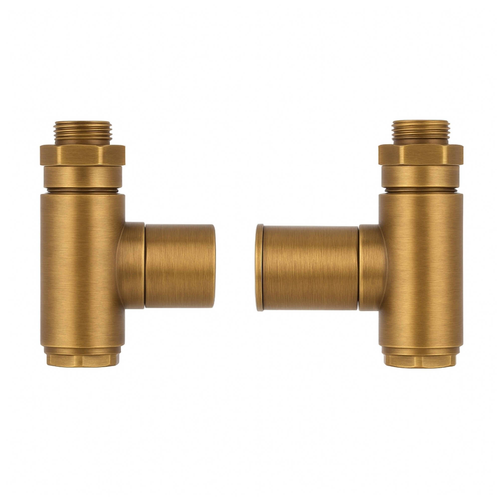 JIS Sussex Range Brushed Brass Standard Dual Fuel Valves