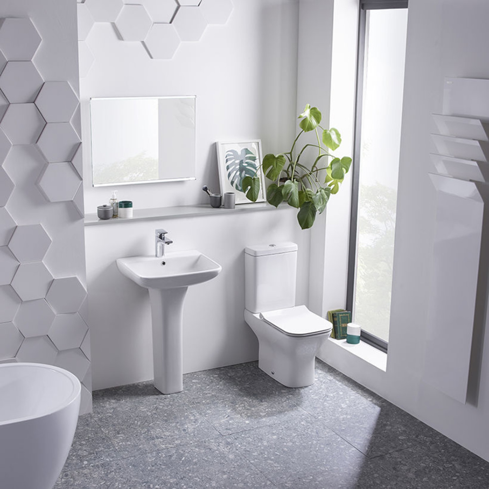 Tavistock Structure Closed Back Comfort Height Toilet