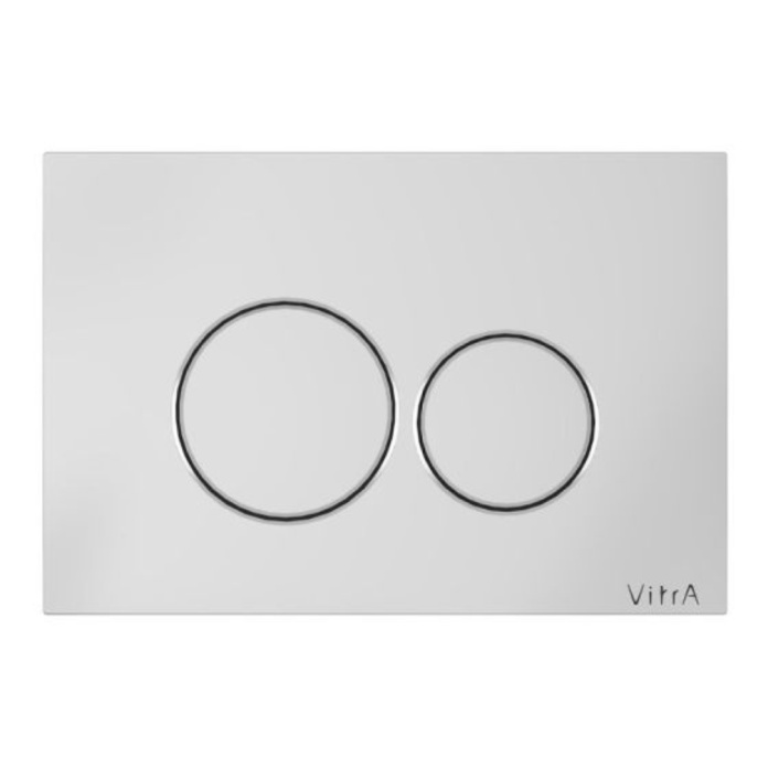 VitrA Origin Chrome Mechanical Dual Flush Plate | Sanctuary
