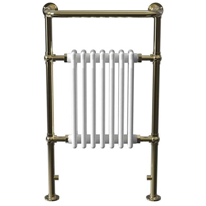 Burlington Trafalgar Gold Radiator | Sanctuary Bathrooms