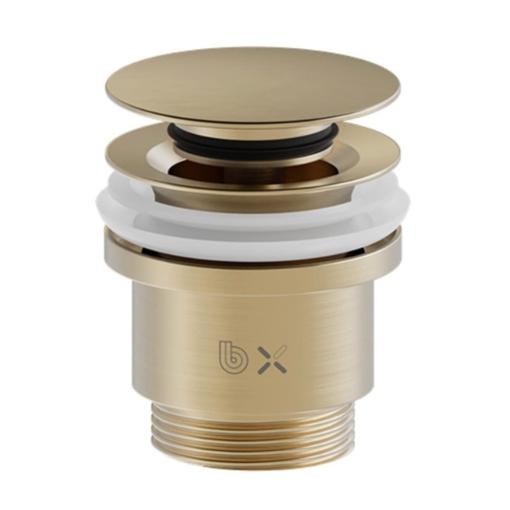Britton Brushed Brass Universal Click Clack Basin Waste