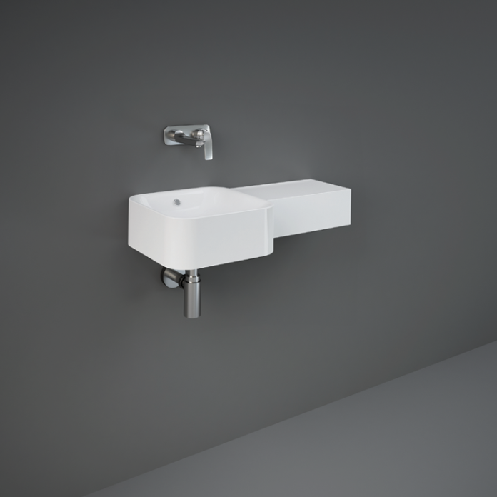 RAK Petit Wall Hung Square Basin | Sanctuary Bathrooms