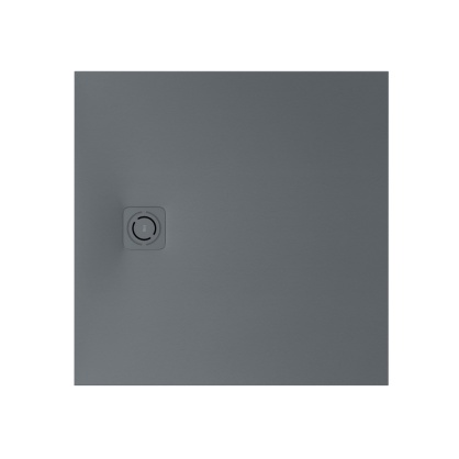 Roca Terran-N Stonex 800mm Slate Square Shower Tray