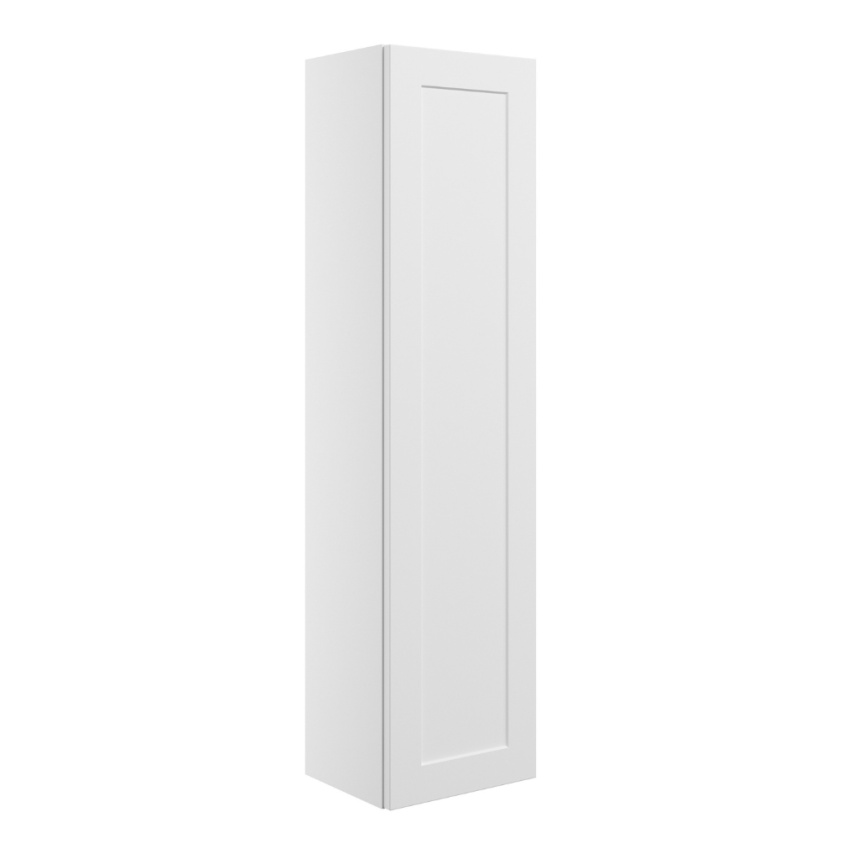 Apex Frame Matt White 300mm Wall Hung Tall Unit | Sanctuary