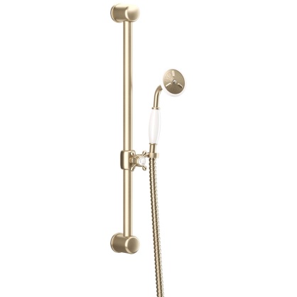 Crosswater Belgravia Brass Slide Rail Kit | Sanctuary Bathrooms