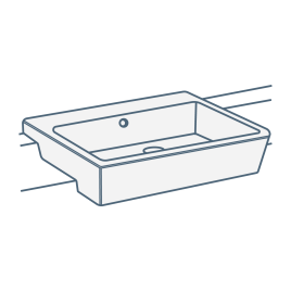Semi Recessed Basins & Sinks | Sanctuary Bathrooms