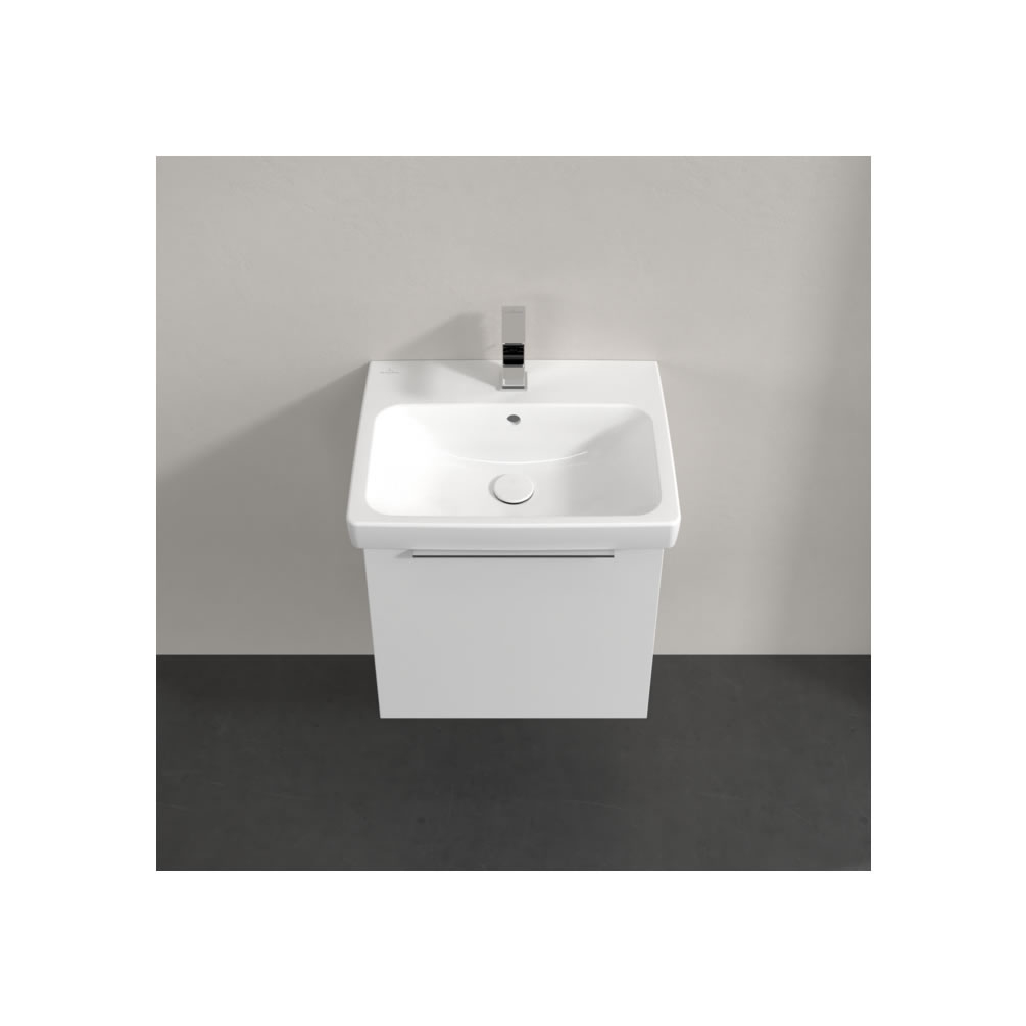 V&B Architectura White 550 Basin Unit | Sanctuary Bathrooms