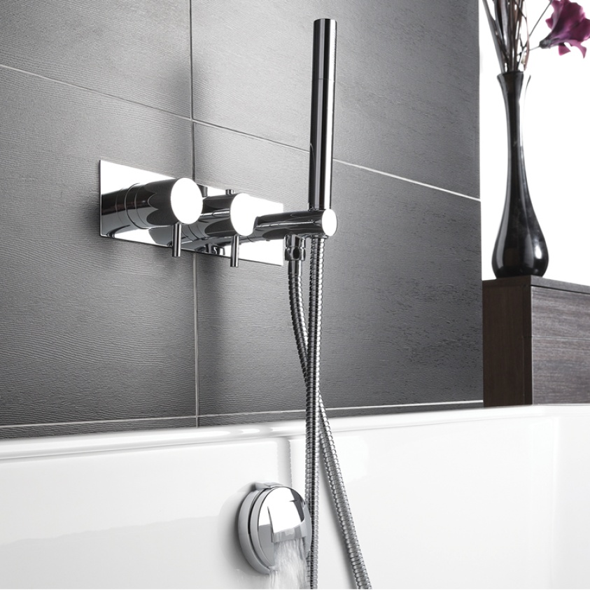 JTP Florence Concealed Shower Valve With Handset & Exofil Overflow ...