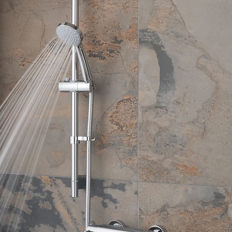 Vado Prima Exposed Thermostatic Shower Valve & Sliding Rail Kit ...