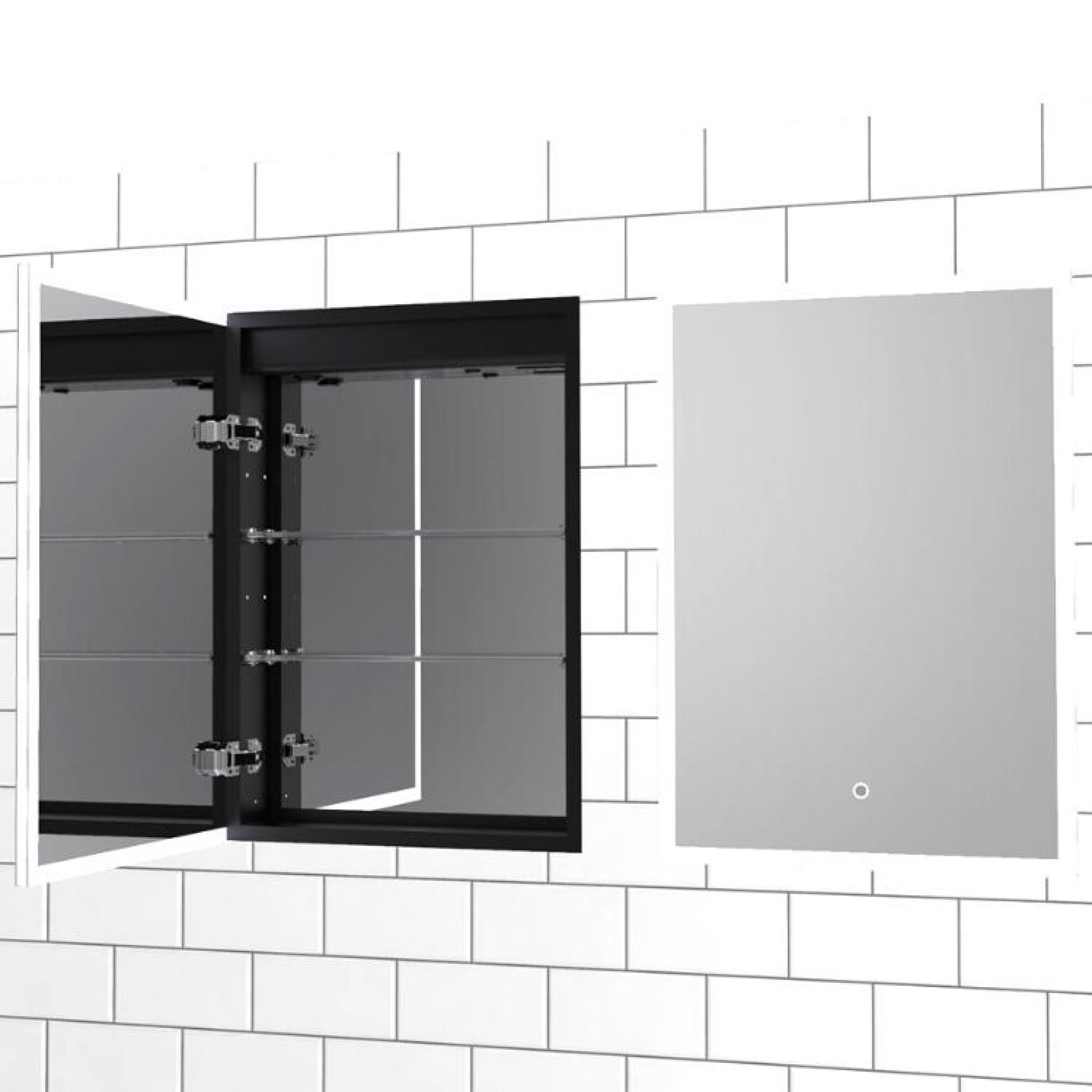 Sensio Eclipse Recessed LED Cabinet | Sanctuary Bathrooms