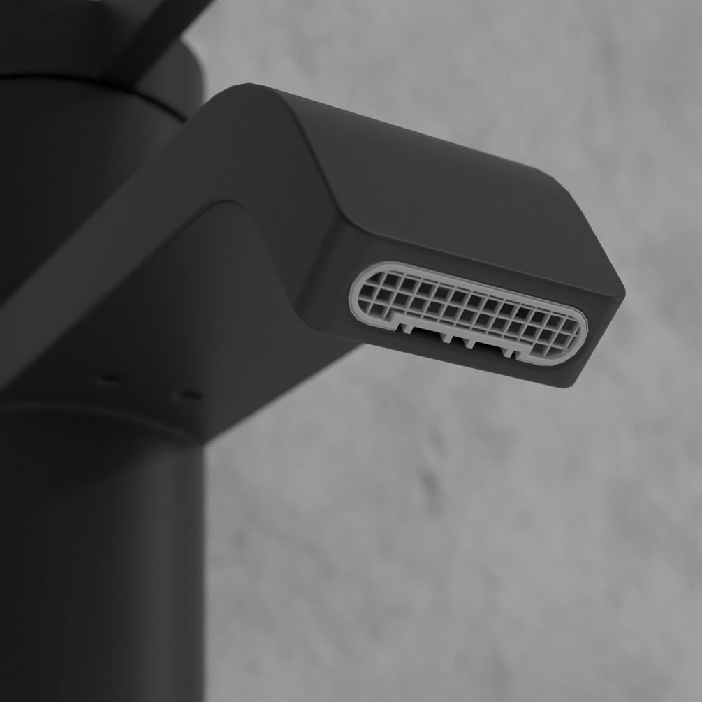 V&B Dawn Black Basin Mono Tap | Sanctuary Bathrooms