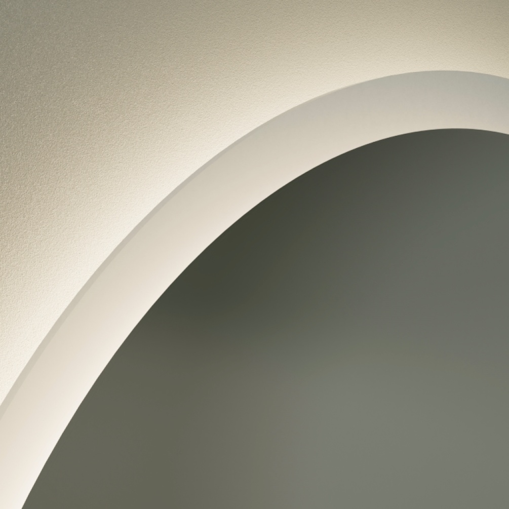 Origins Living Edison Round 600mm Backlit LED Mirror