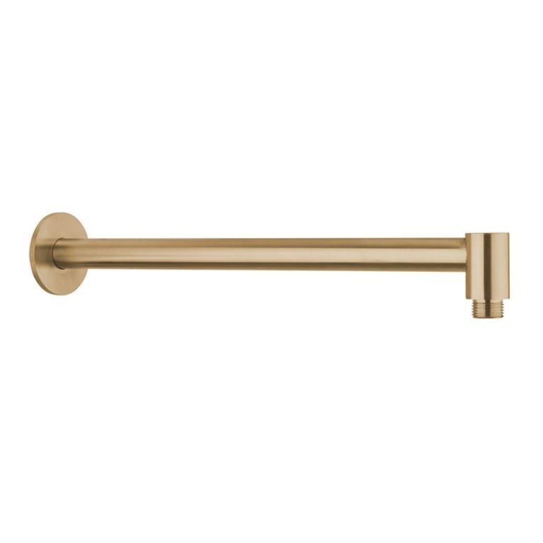 Crosswater 3ONE6 Brushed Brass Wall Shower Arm | Sanctuary Bathrooms