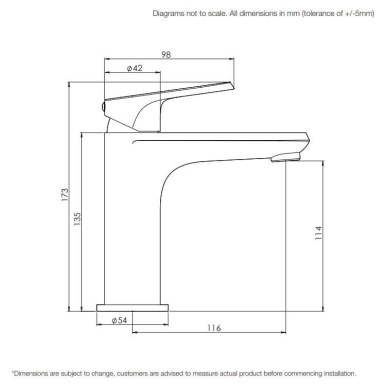 Roper Rhodes Clear Basin Mixer | Sanctuary Bathrooms
