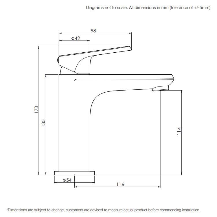 Roper Rhodes Clear Basin Mixer | Sanctuary Bathrooms