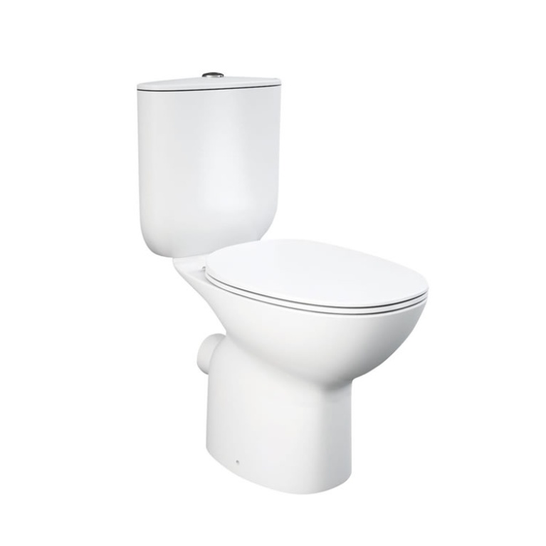 Rak Morning Rimless Close Coupled WC & Seat | Sanctuary Bathrooms