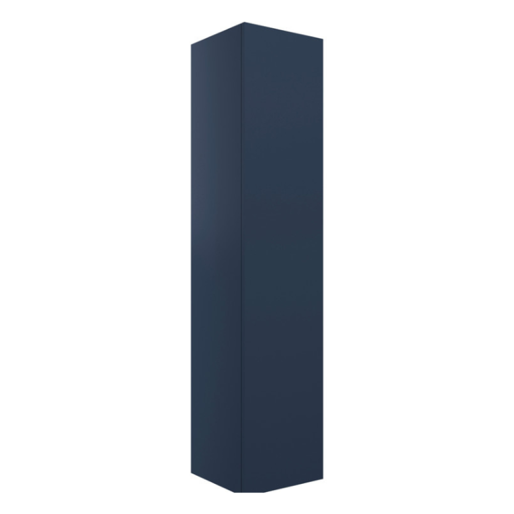 Camden Matt Deep Blue 350mm Wall Hung Tower Storage Unit | Sanctuary ...