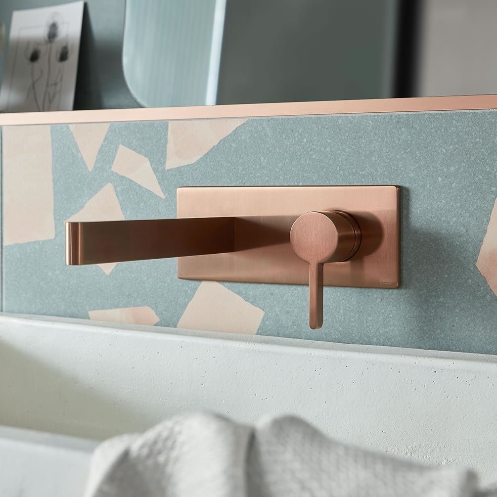 Vado Individual Edit Bronze Wall-Hung Sink Tap | Sanctuary Bathrooms