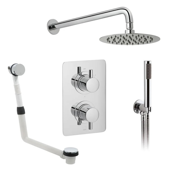 Vado Celsius 3 Outlet Thermostatic Shower Set | Sanctuary Bathrooms