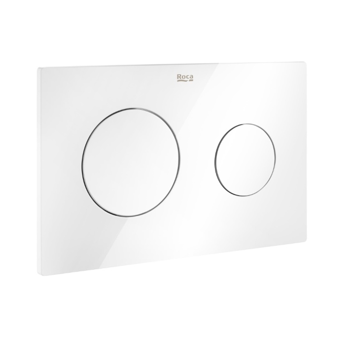 Roca Duplo One PL10 White Dual Flush Plate | Sanctuary