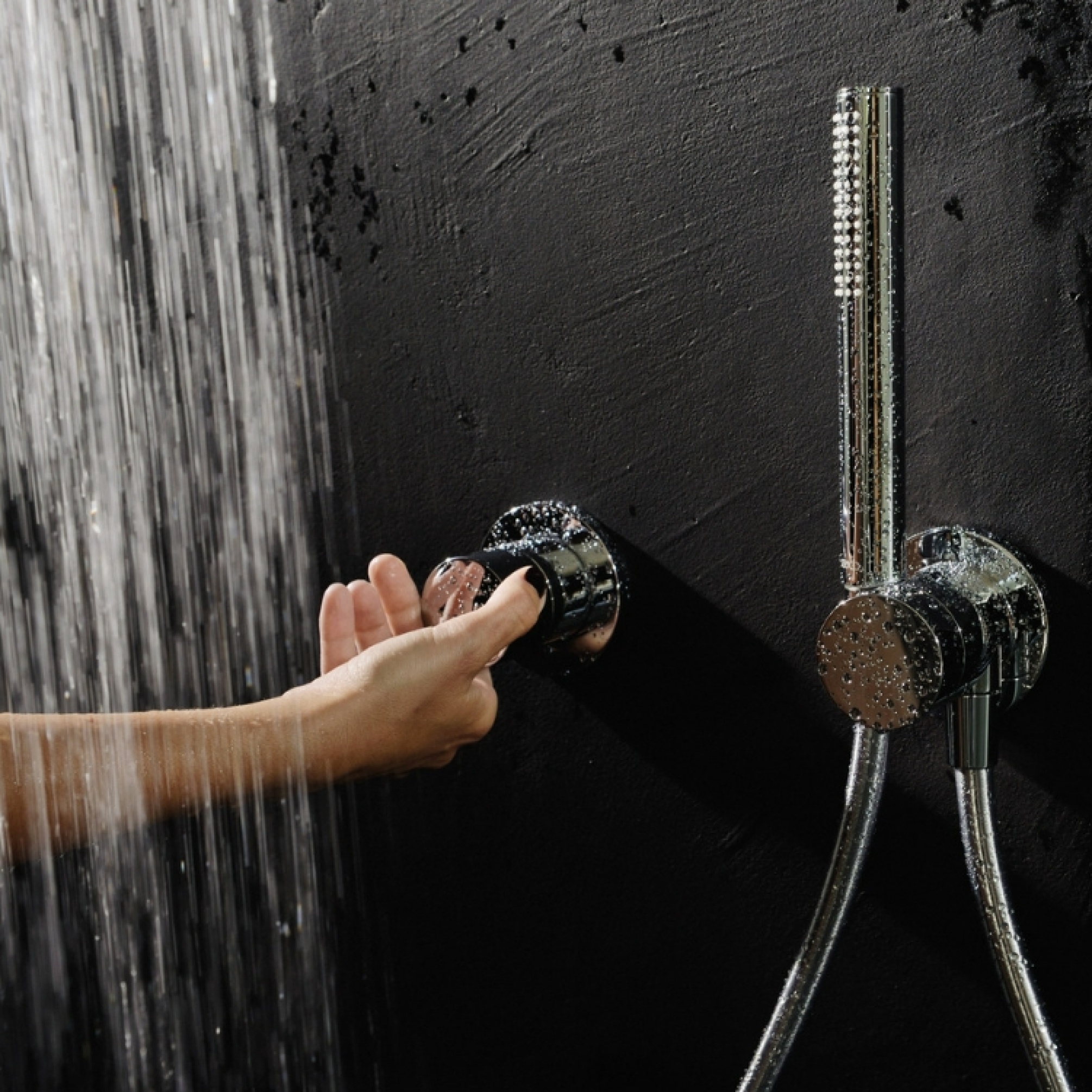 Keuco IXMO Chrome Round Shower Set | Sanctuary Bathrooms