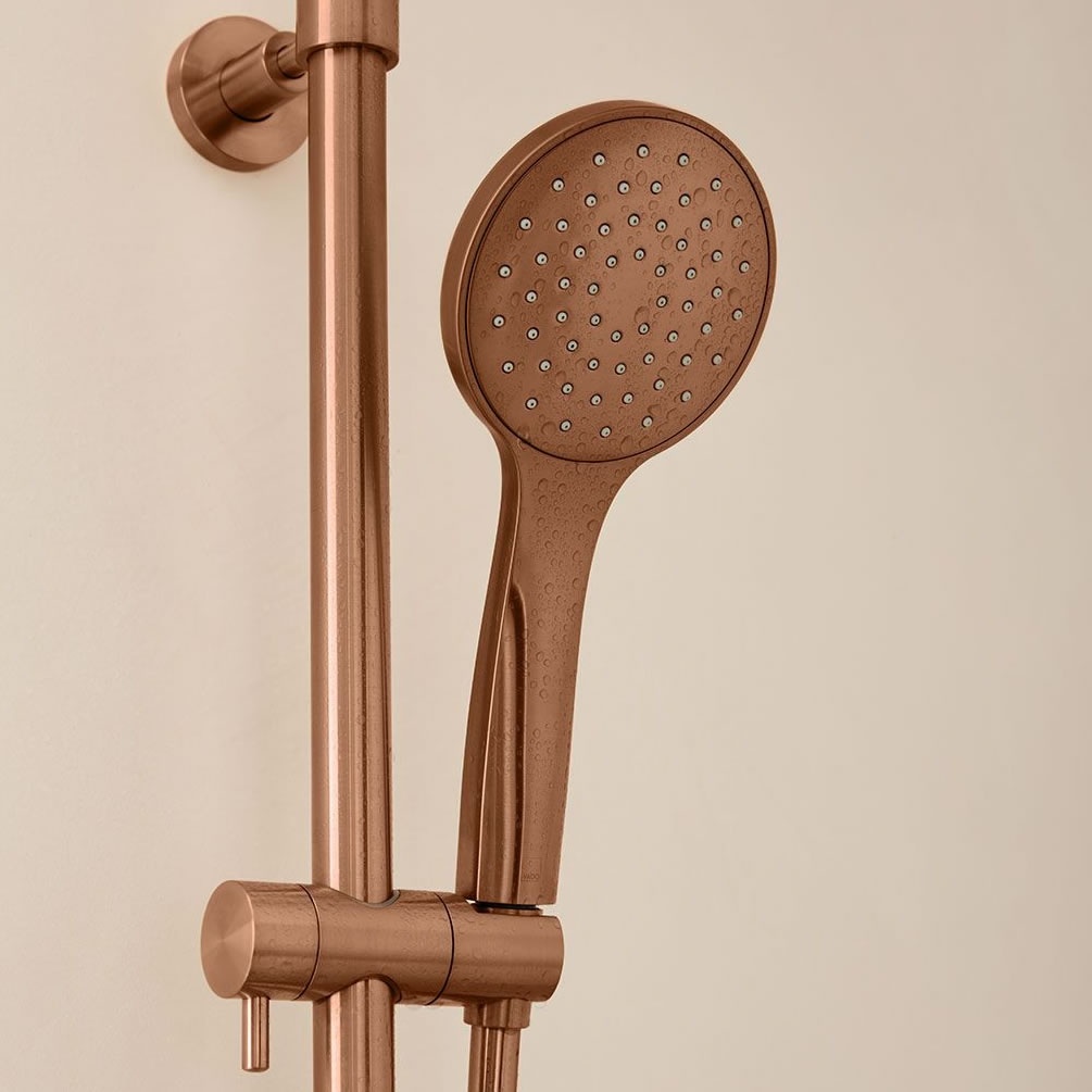 Vado Individual Bronze Thermostatic Shower Column | Sanctuary Bathrooms