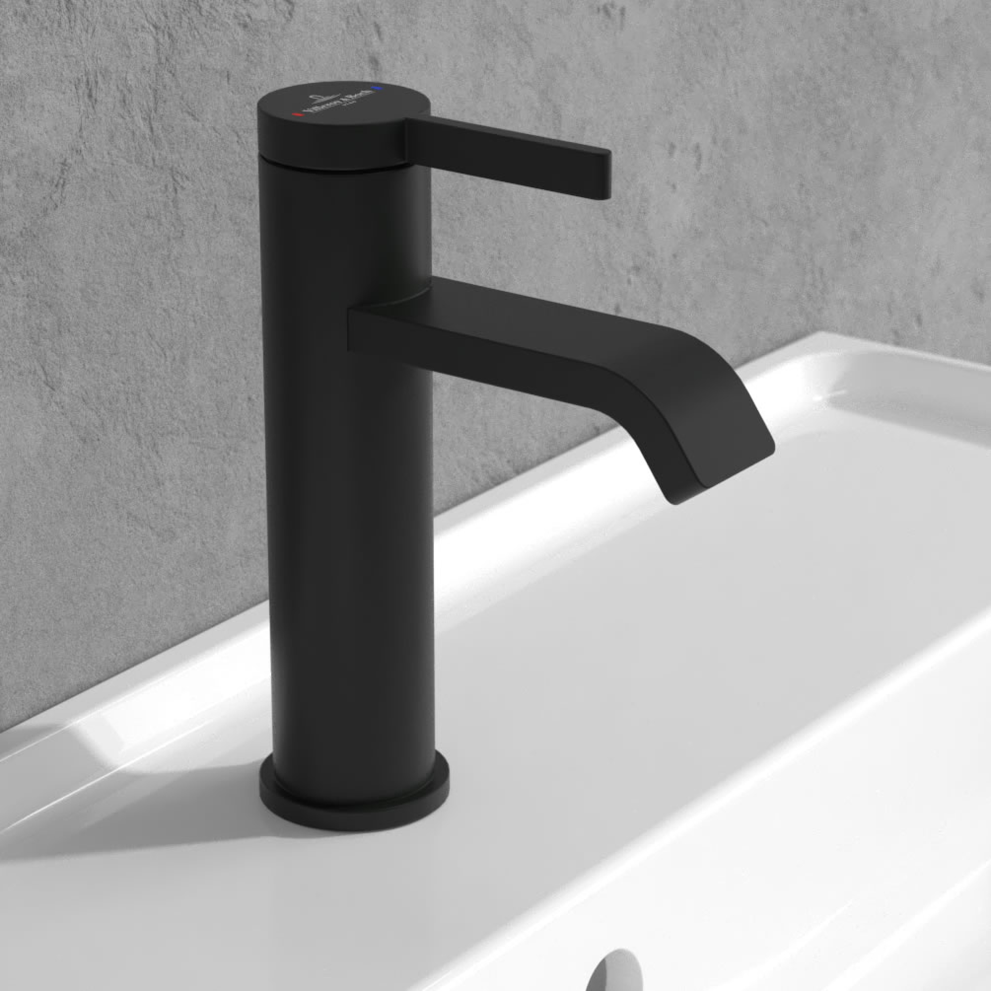 V&B Dawn Black Basin Mono Tap | Sanctuary Bathrooms