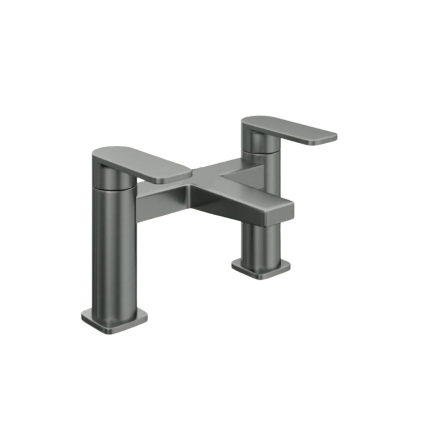 Abacus Edge Anthracite Deck Mounted Bath Filler | Sanctuary