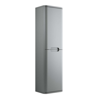 Apex Matt Grey 350mm Wall Hung Tall Storage Unit | Sanctuary