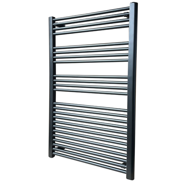 Radox Tinto Matt Black Electric Towel Radiator | Sanctuary Bathrooms