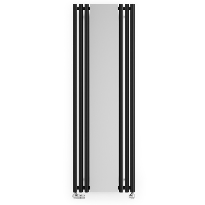 Terma Rolo Mirror Heban Black 1800x590 Radiator | Sanctuary