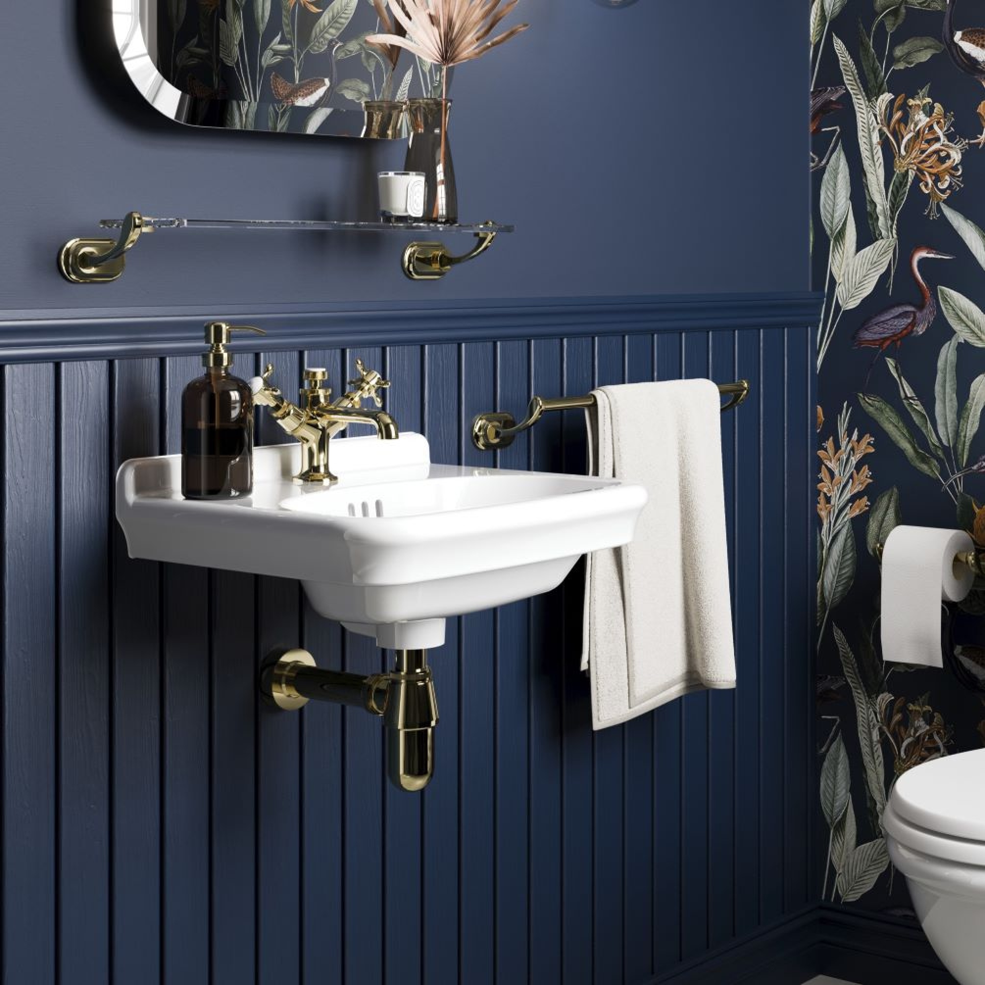 Burlington Guild Gold Basin Mono Tap | Sanctuary Bathrooms