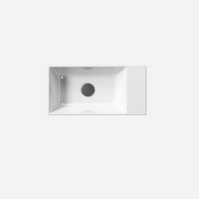 GSI Kube X 50 x 25 Wall Mounted Basin | Sanctuary Bathrooms