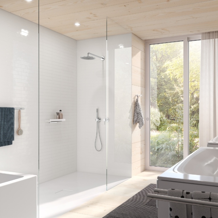 Keuco IXMO Chrome Round Shower Set | Sanctuary Bathrooms