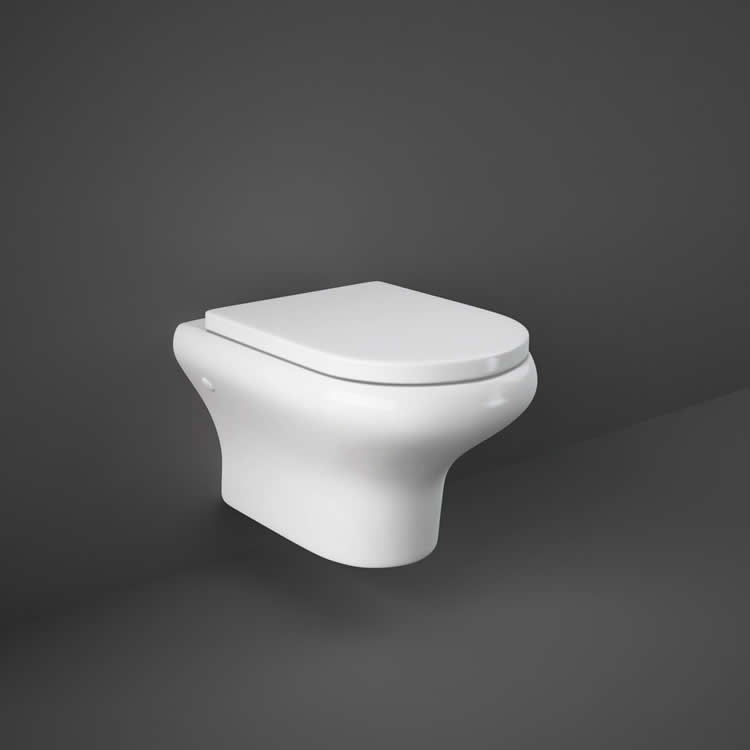 Rak Compact Wall Hung WC & Soft Close Seat | Sanctuary Bathrooms