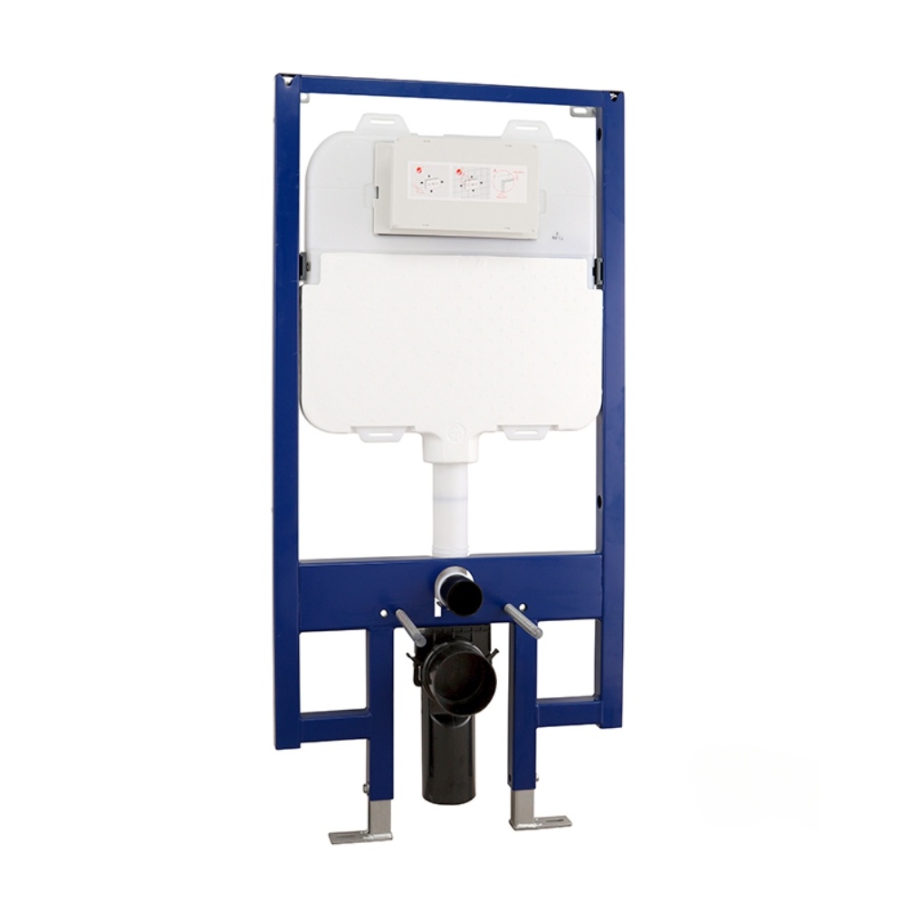 Abacus Mounted 90mm Slimline WC Frame & Dual Flush Cistern | Sanctuary