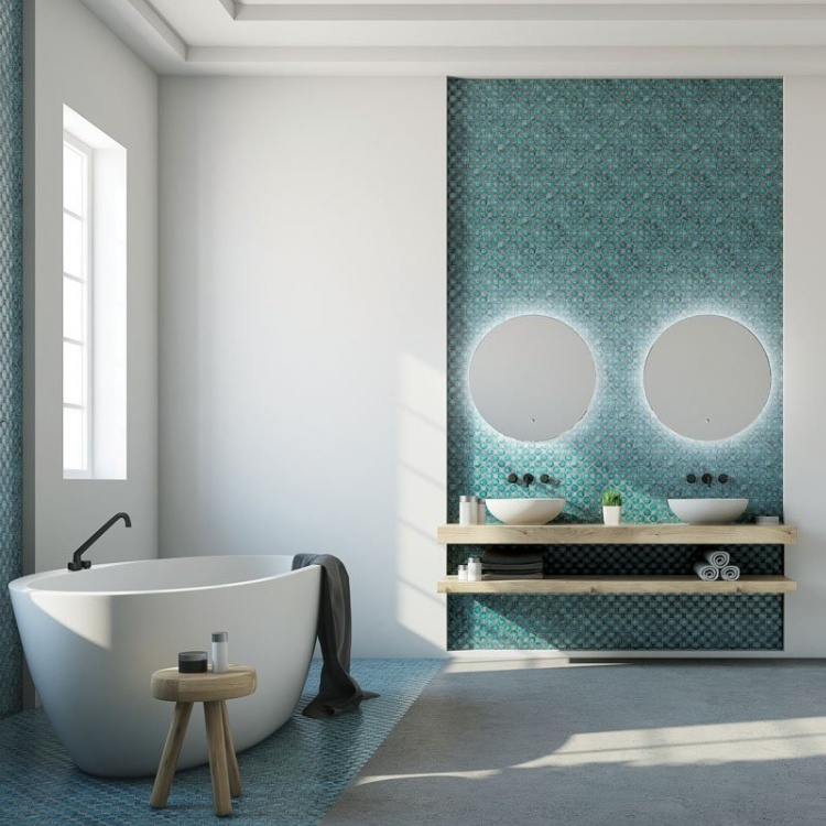 HIB Theme Round LED Mirror | Sanctuary Bathrooms