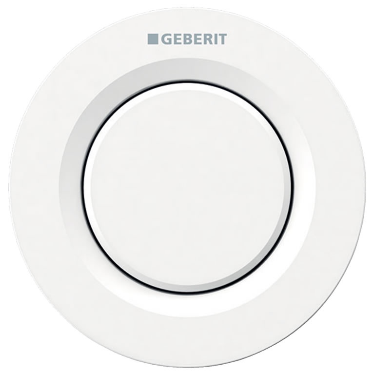 Geberit Type 01 White Single Flush Button | Sanctuary Bathrooms
