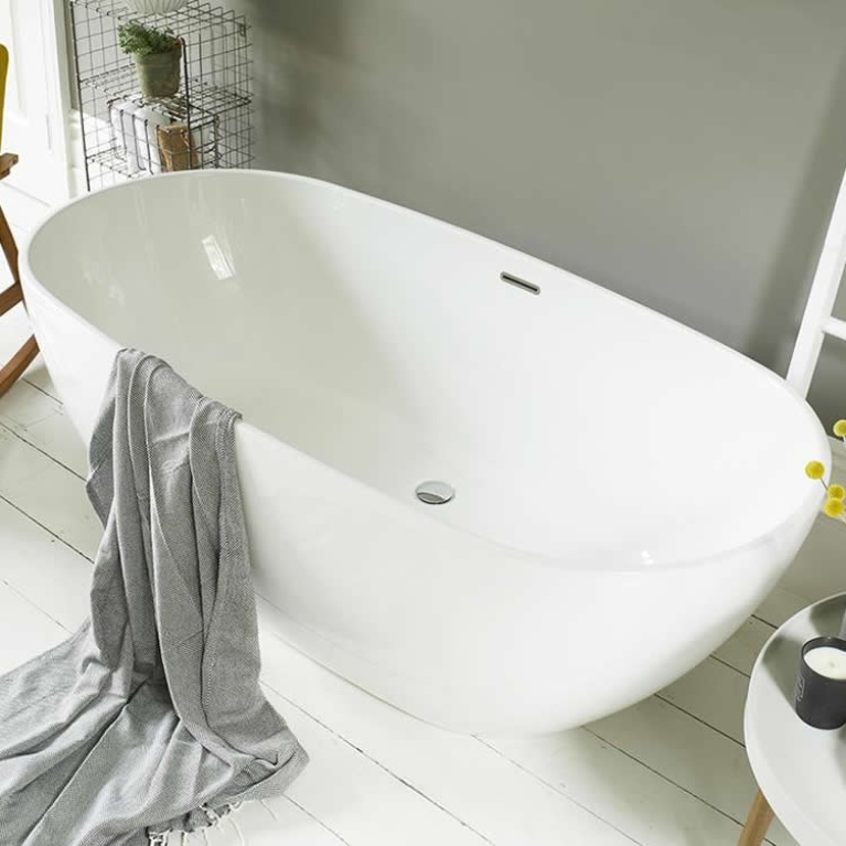 Waters I-Line Brook2 1500mm Freestanding Bath | Sanctuary Bathrooms