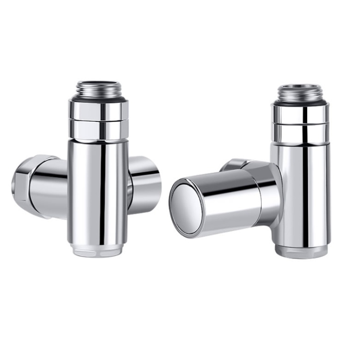 JTP Chrome Dual Fuel Radiator Valves | Sanctuary Bathrooms