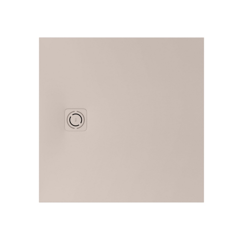 Roca Terran-N Stonex 800mm Beige Square Shower Tray